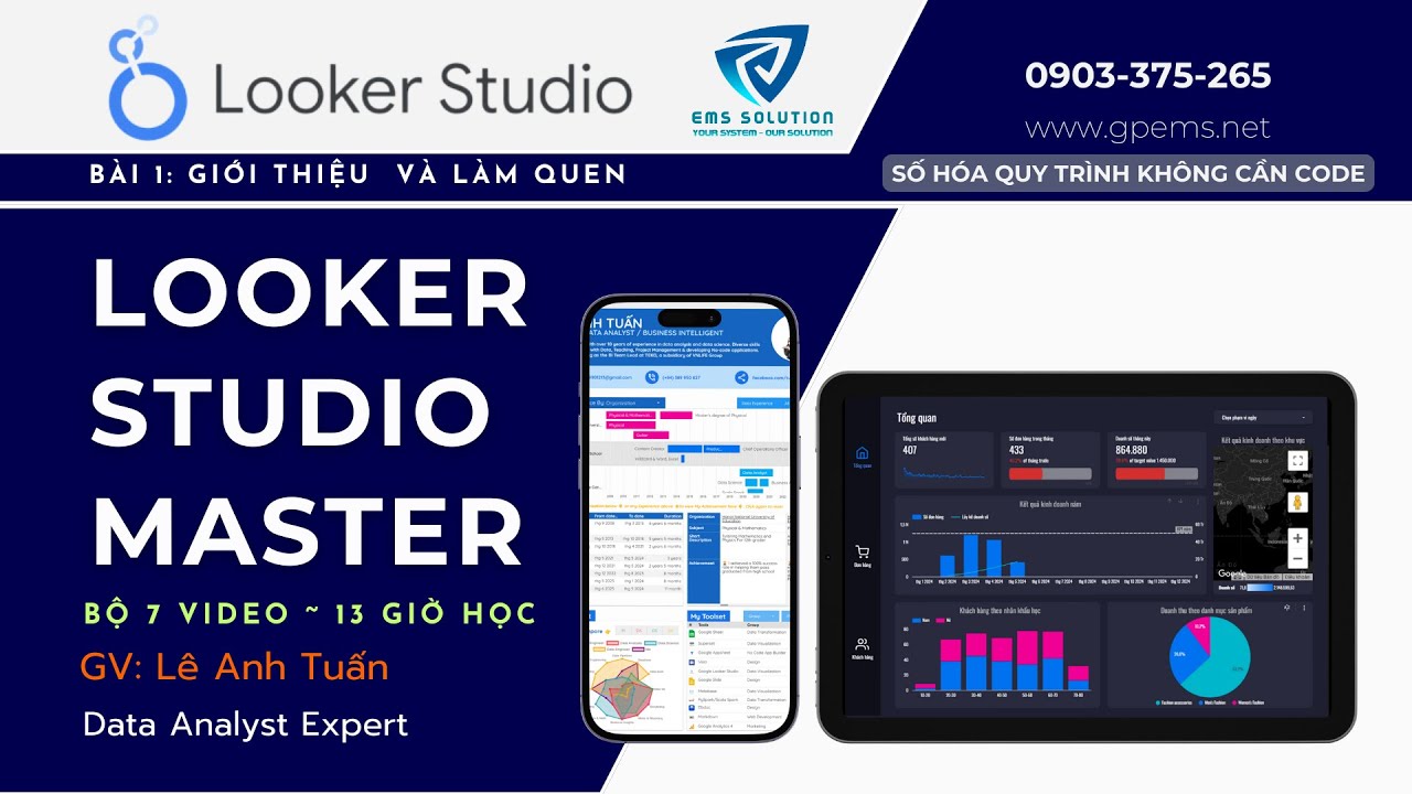 Khóa học Looker Studio Master Cho Người Đi Làm - Video Series - CÔNG TY ...